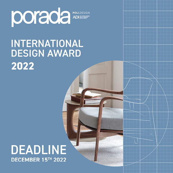 PORADA INTERNATIONAL DESIGN AWARD 2022 - Porada